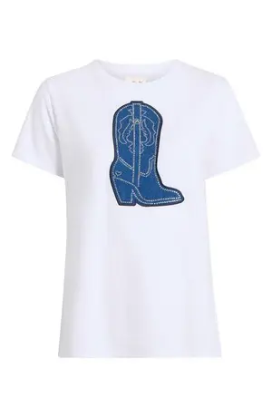 Cinq À Sept Denim Boot T-shirt