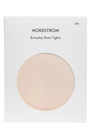 Nordstrom Sheer Tights - Beige Almond