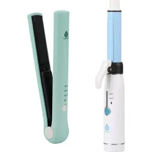 PURSONIC Usb Rechargeable Cordless Styling Duo Hair Straightener & Curling Iron Bundle - Multicolor