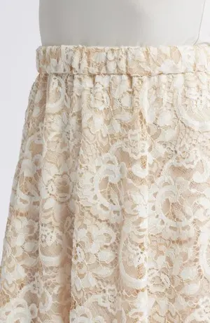 Anne Klein Lace A-line Midi Skirt