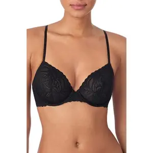Dkny Lace Deco Underwire Bra - Black