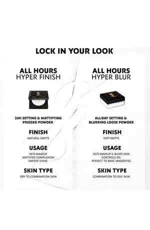 Saint Laurent All Hours Hyper Blur Soft-focus Loose Powder - 01 Translucent