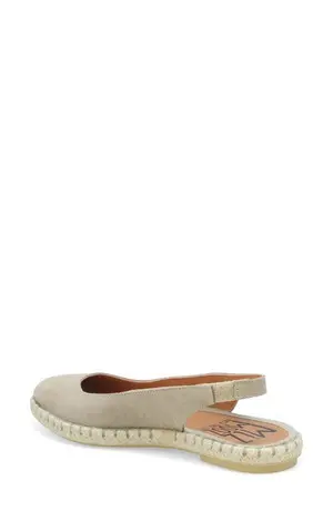 Miz Mooz Kiara Espadrille Slingback Flats - Tan
