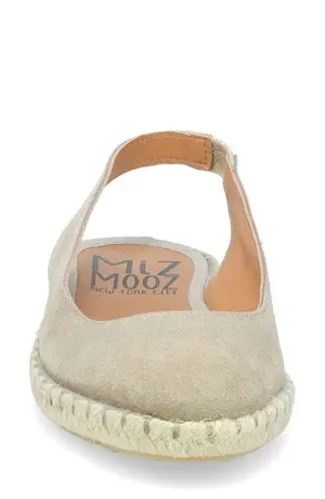Miz Mooz Kiara Espadrille Slingback Flats - Tan