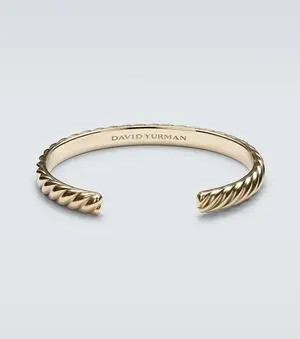 David Yurman Sculpted Cable Cuff Bracelet - Gold