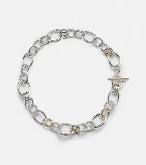 David Yurman Dy Mercer® Chain Necklace With Diamonds - Silver