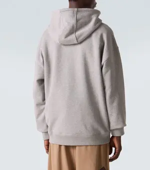 Loewe Anagram Cotton Jersey Hoodie - Grey