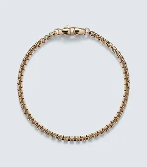 David Yurman 18kt Yellow Box Chain Bracelet - Gold