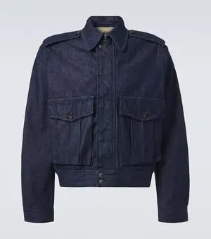 Dries Van Noten Indigo Cotton Denim Jacket