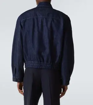 Dries Van Noten Indigo Cotton Denim Jacket