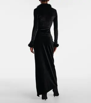 Balenciaga Jersey Wrap Skirt
