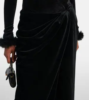 Balenciaga Jersey Wrap Skirt