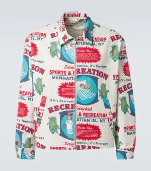 BODE Enrichment Printed Cotton Jacket - Multicoloured