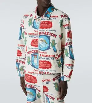 BODE Enrichment Printed Cotton Jacket