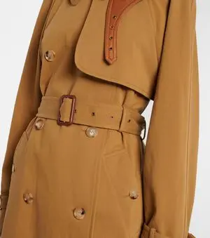 Chloé Cotton Gabardine Trench Coat