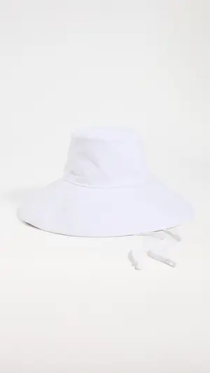 Hat Attack Livvy Canvas Sun Hat - White