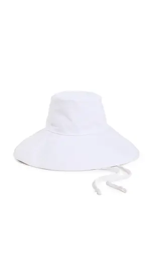 Hat Attack Livvy Canvas Sun Hat - White