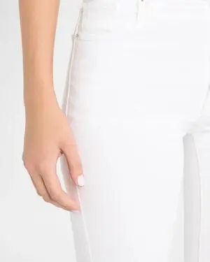 FRAME The Reboot Crop Bootcut Jeans - White