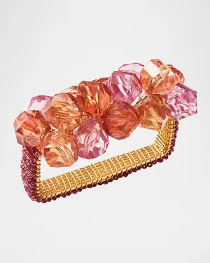 KIM SEYBERT Pop Rocks Napkin Ring Pink/orange