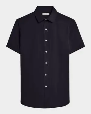 BUGATCHI Miles Slim Short Sleeve Shirt