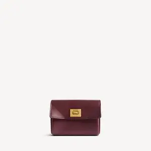 Balenciaga Rodeo Card Holder With Flap - Red
