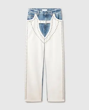 Stella McCartney Embellished Straight-leg Jeans