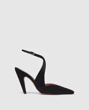 Stella McCartney Stella Spur Heeled Pump - Black