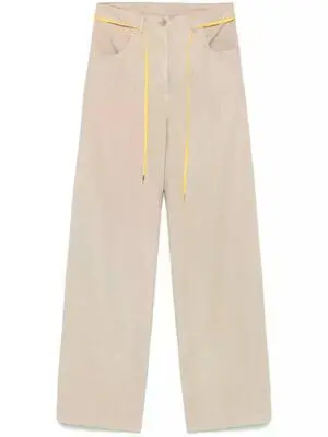 Aspesi Striped Wide-leg Trousers