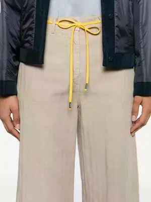 Aspesi Striped Wide-leg Trousers