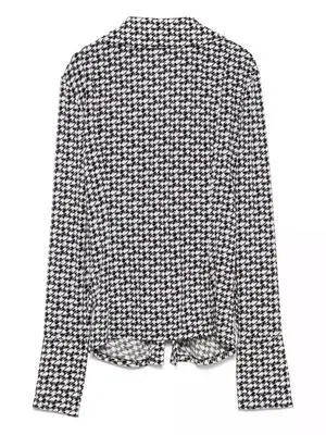 Patrizia Pepe Houndstooth Blouse