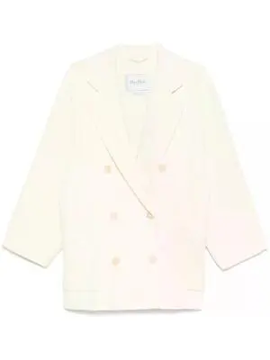 Max Mara Double-breasted Jacket - Neutrals