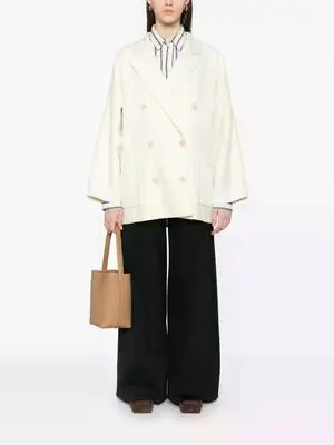 Max Mara Double-breasted Jacket - Neutrals