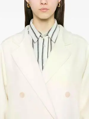 Max Mara Double-breasted Jacket - Neutrals
