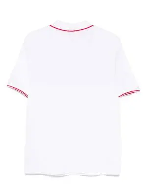 DIESEL® Polo Shirt With Micro Embroidery - White