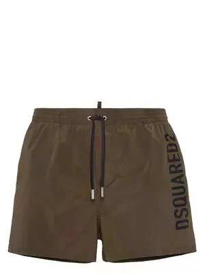 Dsquared2 Logo-print Swim Shorts - Green