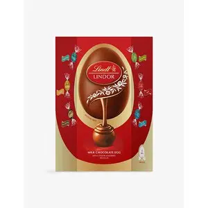 LINDT Gold Bunny Flowers Milk Chocolate Egg 310g - One-color