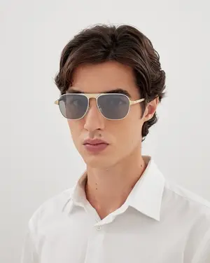 Cartier Santos Evolution Navigator Sunglasses - Silver