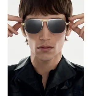 Cartier Santos Evolution Navigator Sunglasses - Silver