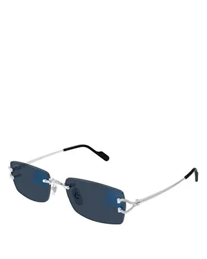 Cartier C Decor Rectangle Sunglasses