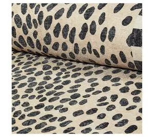 MACKENZIE-CHILDS Snow Leopard 3' X 5' Washable Ug