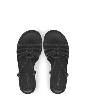GIANVITO ROSSI Hebe Sandals - Black Leather
