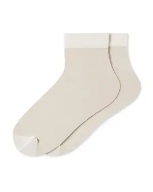 Hue Sheer Anklet Socks - Ivory