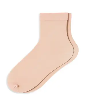 Hue Sheer Anklet Socks - Natural
