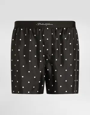 Dolce & Gabbana Ed Silk Regular-fit Boxer Shorts