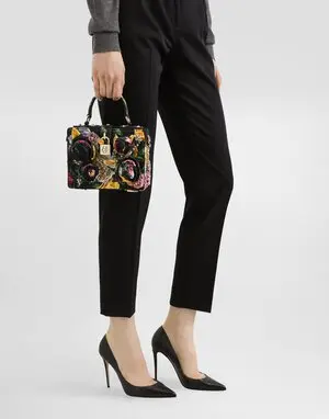 Dolce & Gabbana Brocade Dolce Box Handbag - Print