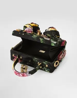 Dolce & Gabbana Brocade Dolce Box Handbag - Print