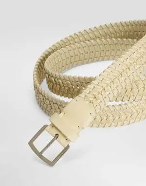 DOLCE & GABBANA Dolce & Gabbana Woven Leather Belt