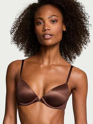 Victoria's Secret Very Sexy Smooth Lightly Lined Plunge Demi Bra - Brown