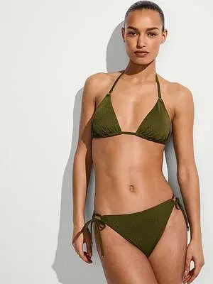 Victoria's Secret Swim Essential Triangle Bikini Top - Green