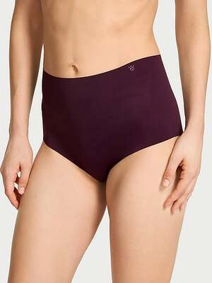 Victoria's Secret No-show Mesh Modern Brief Panty - Purple